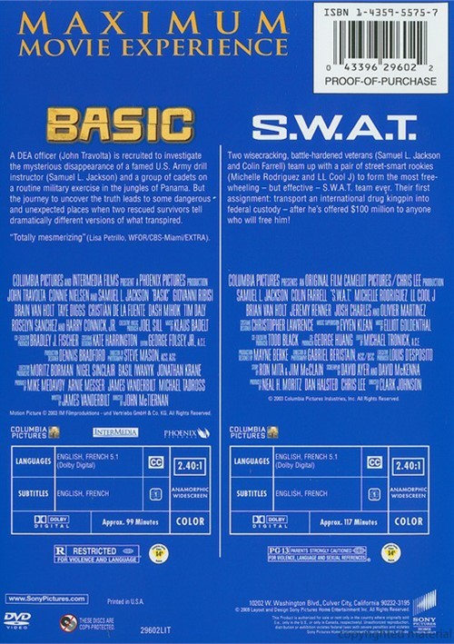 Basic / S.W.A.T. (Double Feature) (DVD) | DVD Empire