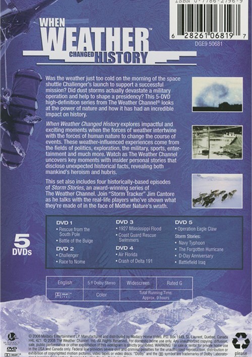 When Weather Changed History: Collector's Edition Tin (DVD) | DVD Empire