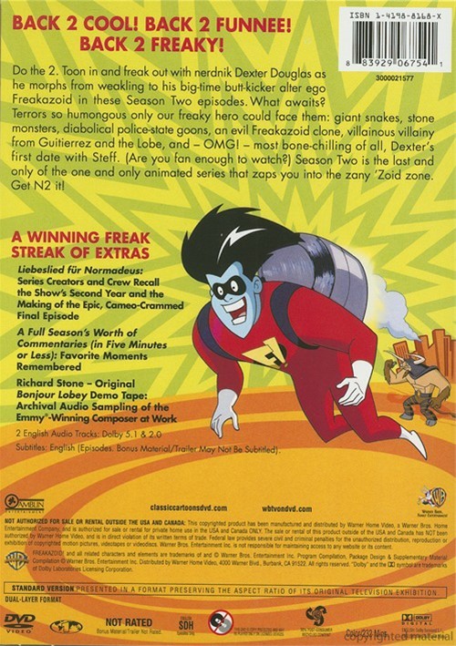 Freakazoid!: Season 2 (DVD 1996) | DVD Empire