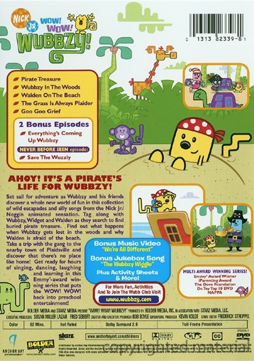 Wow! Wow! Wubbzy!: Pirate Treasure (DVD 2009) | DVD Empire