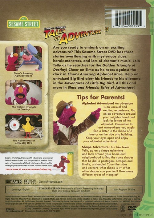 Elmo And Friends: Tales Of Adventure (DVD) | DVD Empire