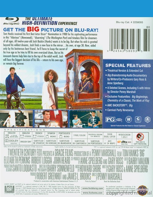 Big: Extended Edition (Blu-ray 1988) | DVD Empire