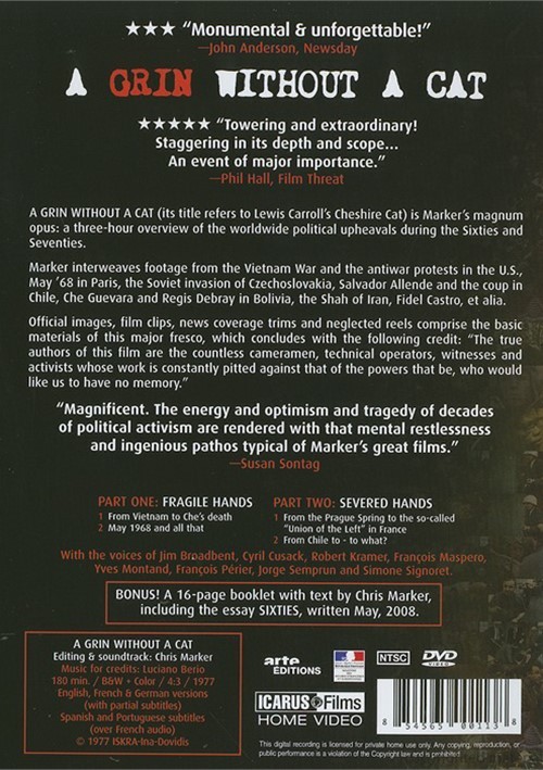 Grin Without A Cat, A (DVD 1977) | DVD Empire