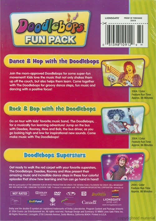 Doodlebops Fun Pack (DVD) | DVD Empire