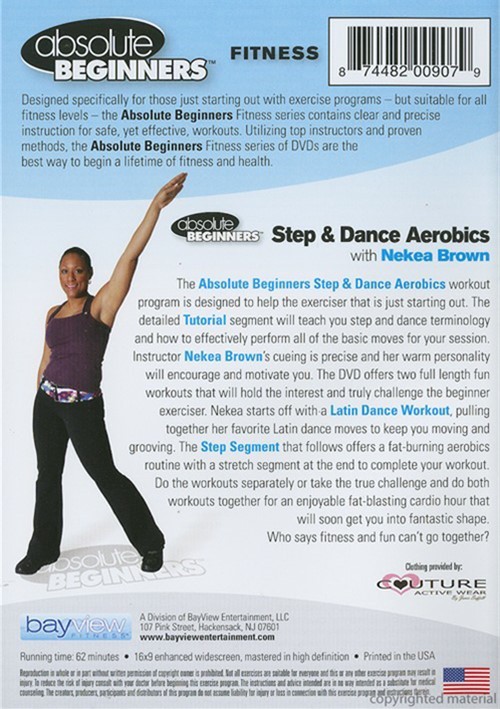 Absolute Beginners Fitness: Step & Dance Aerobics With Nekea Brown (DVD ...