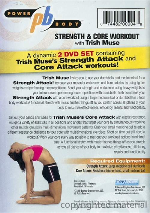 Power Body: Strength And Core Workout With Trish Muse (DVD 2009) | DVD ...