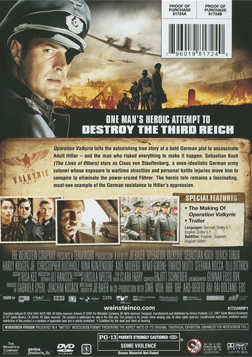 Operation Valkyrie (DVD 2004) | DVD Empire