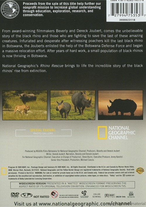 National Geographic: Rhino Rescue (DVD) | DVD Empire