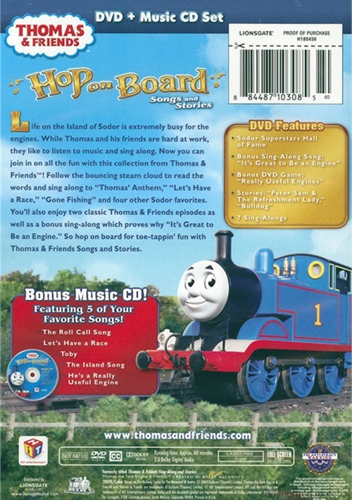 Thomas & Friends: Hop On Board - Songs And Stories (DVD) | DVD Empire