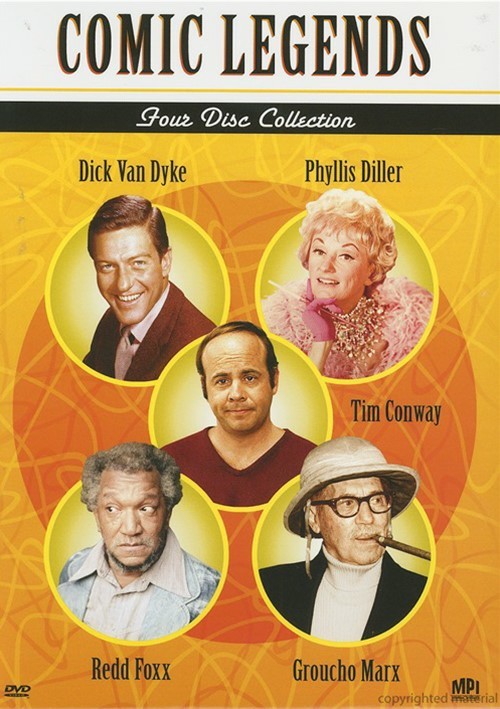 Comic Legends: Four Disc Collection (DVD) | DVD Empire