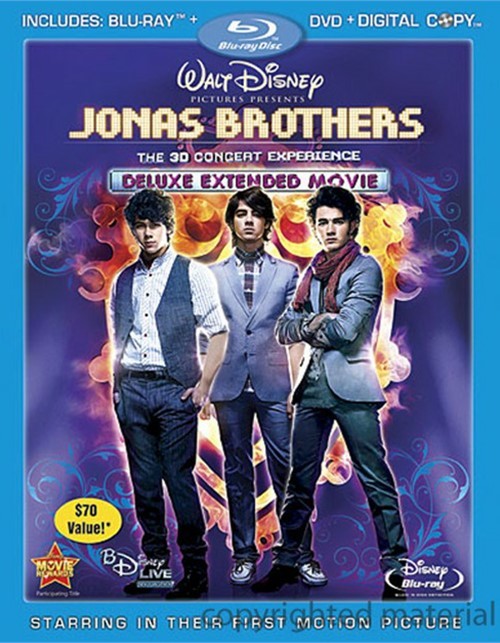 Jonas Brothers: The 3D Concert Experience - Deluxe Extended Movie (Blu ...