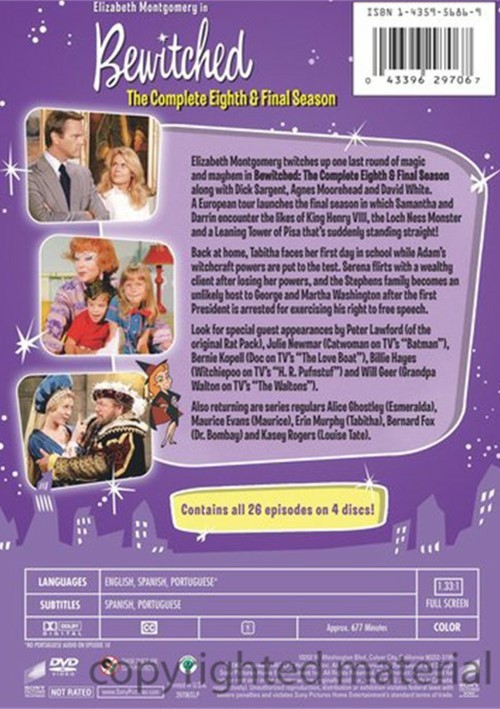 Bewitched: The Complete Eighth Season (DVD 1971) | DVD Empire Bewitched: The Complete Eighth Season (DVD 1971) | DVD Empire
