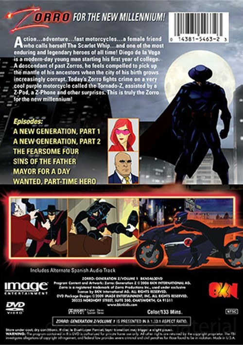 Zorro: Generation Z - Volume 1 (DVD 2009) | DVD Empire