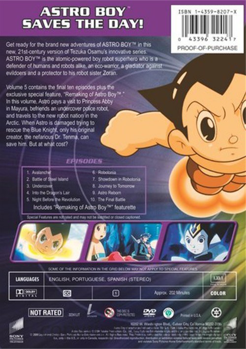 Astro Boy: Volume 5 (DVD) | DVD Empire