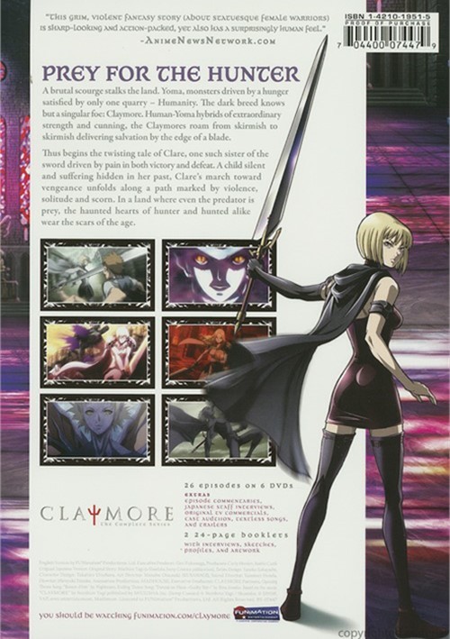 Claymore: Complete Collection (DVD 2007) | DVD Empire