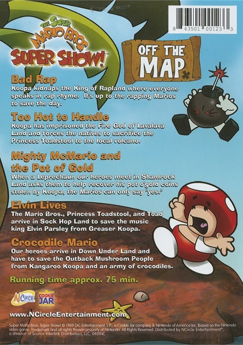 Super Mario Bros. Super Show!, The: Off The Map (DVD 1989) | DVD Empire