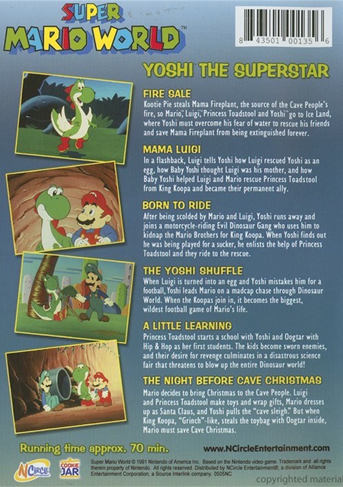 Super Mario World: Yoshi The Superstar (DVD 1989) | DVD Empire