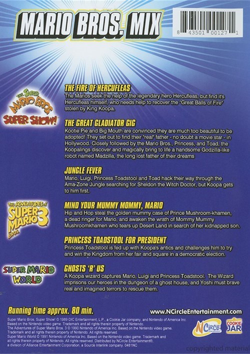 Mario Bros. Mix (DVD 1989) | DVD Empire