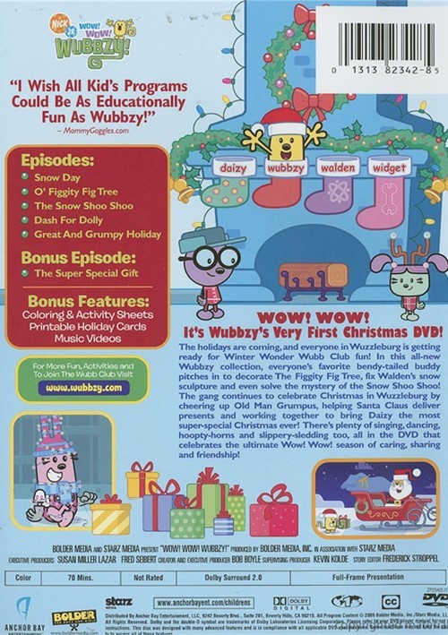 Wow! Wow! Wubbzy!: Wubbzy's Christmas Adventure (DVD) | DVD Empire