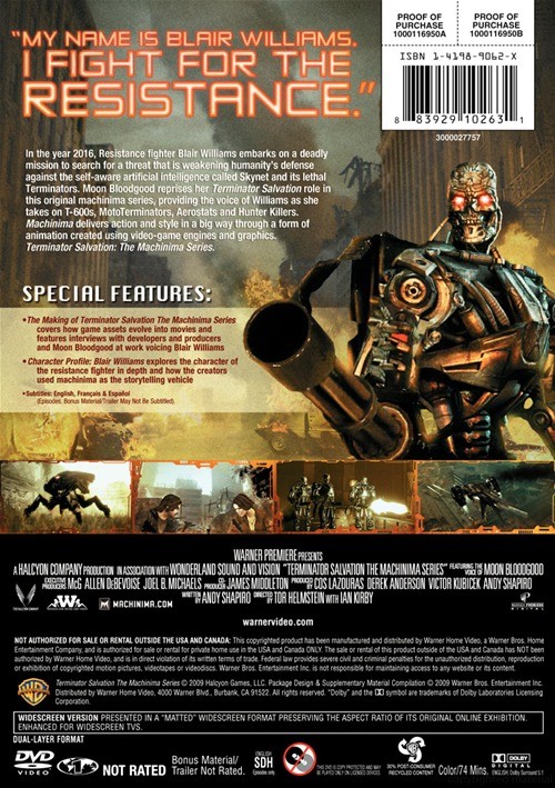 Terminator Salvation: The Machinima Series (DVD 2009) | DVD Empire
