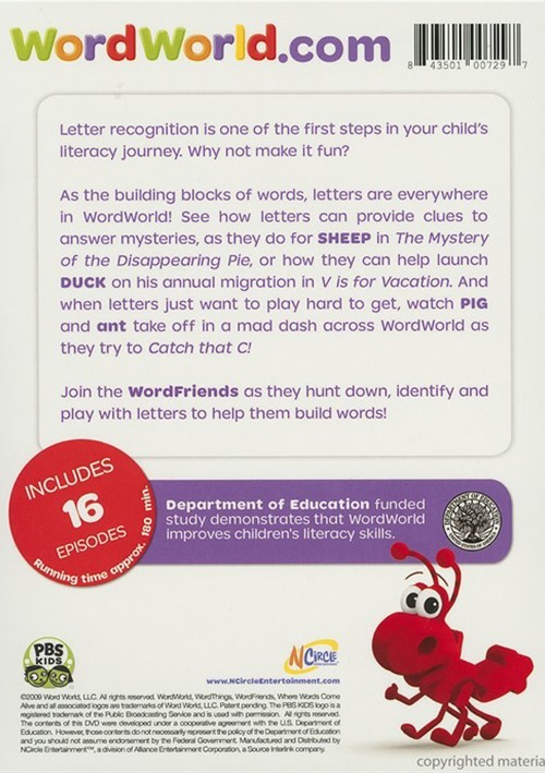 WordWorld: Lots Of Letters (DVD 2007) | DVD Empire
