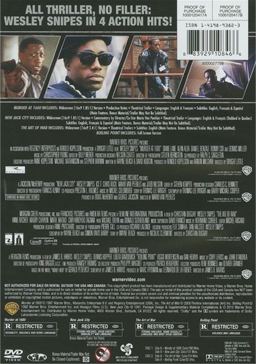 4 Film Favorites: Wesley Snipes Collection (DVD 1991) | DVD Empire