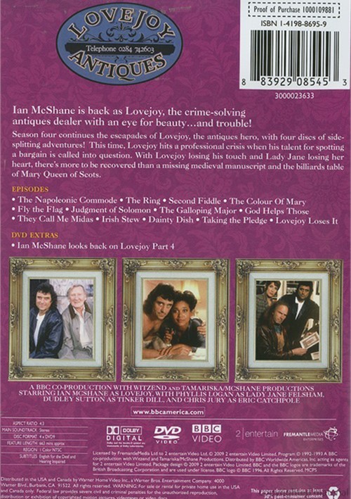 Lovejoy: The Complete Season Four (DVD 1993) | DVD Empire