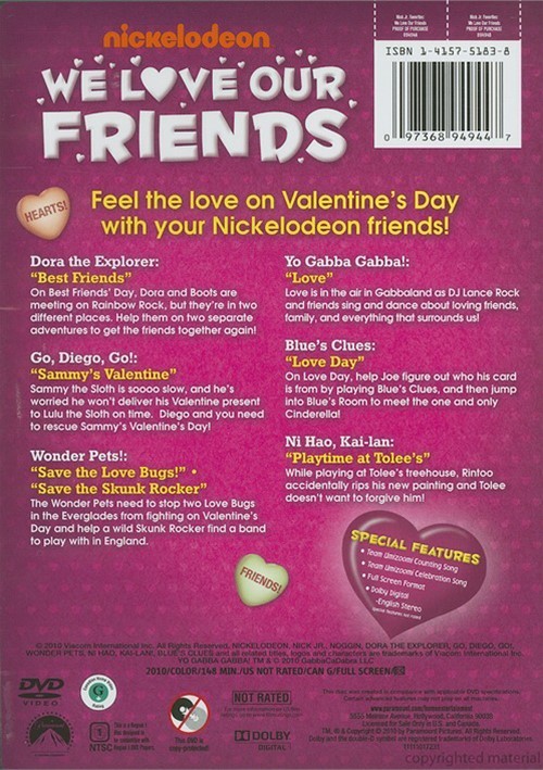 Nick Jr. Favorites: We Love Our Friends (DVD) | DVD Empire