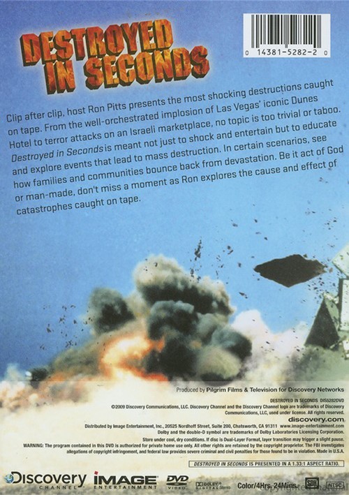 Destroyed In Seconds (DVD 2008) | DVD Empire