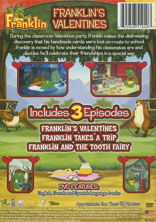 Franklin: Franklin's Valentines (DVD 1986) | DVD Empire
