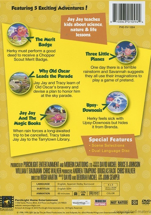 Jay Jay The Jet Plane: Jay Jay And The Magic Books (DVD 2001) | DVD Empire