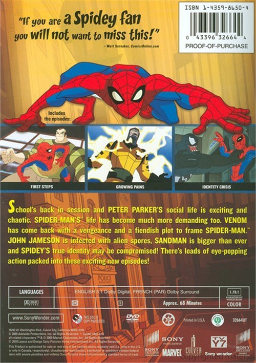 Spectacular Spider-Man, The: Volume 6 (DVD 2009) | DVD Empire