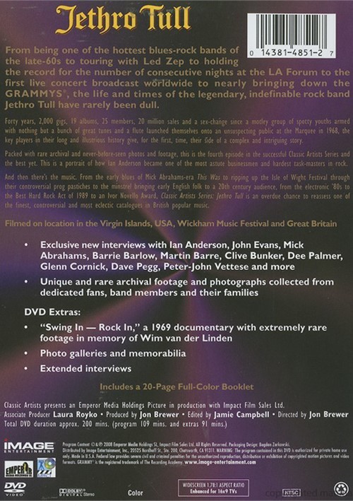 Jethro Tull: Their Fully Authorised Story (DVD) | DVD Empire