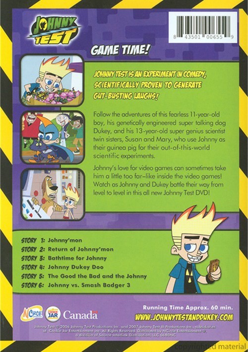 Johnny Test: Game Time (DVD 2006) | DVD Empire