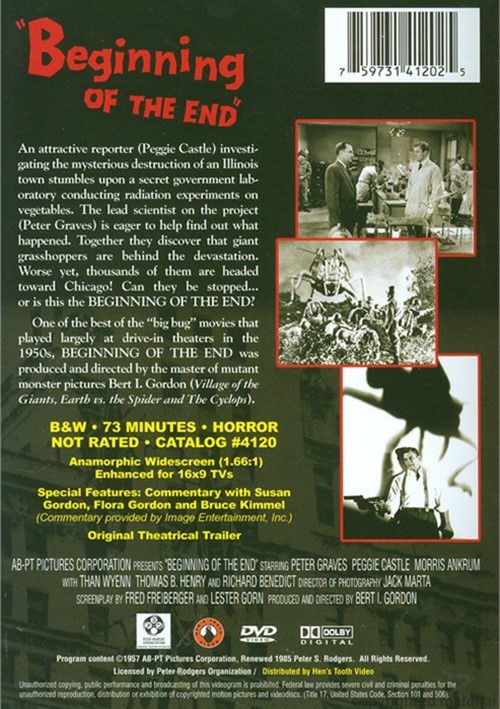 Beginning Of The End (DVD 1957) | DVD Empire