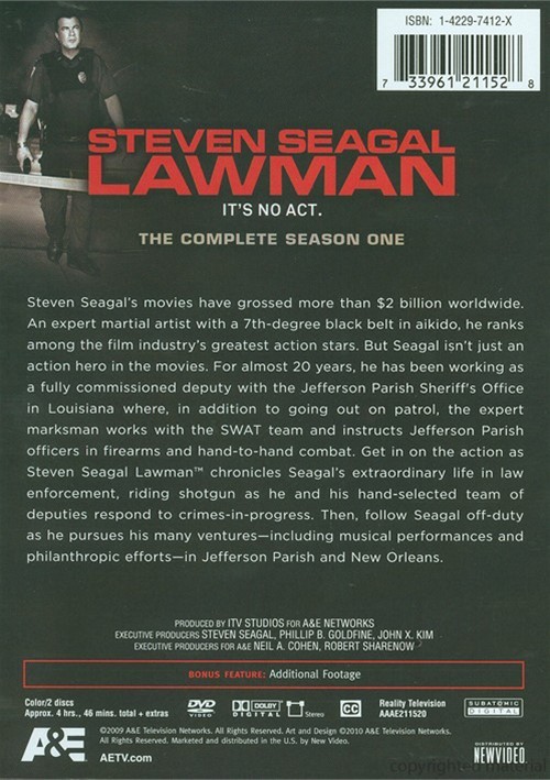 Steven Seagal: Lawman - The Complete Season One (DVD 2009) | DVD Empire