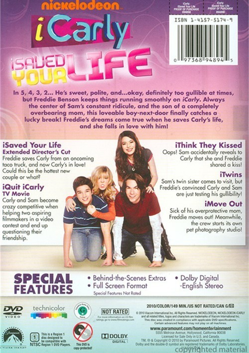 iCarly: iSaved Your Life (DVD 2010) | DVD Empire