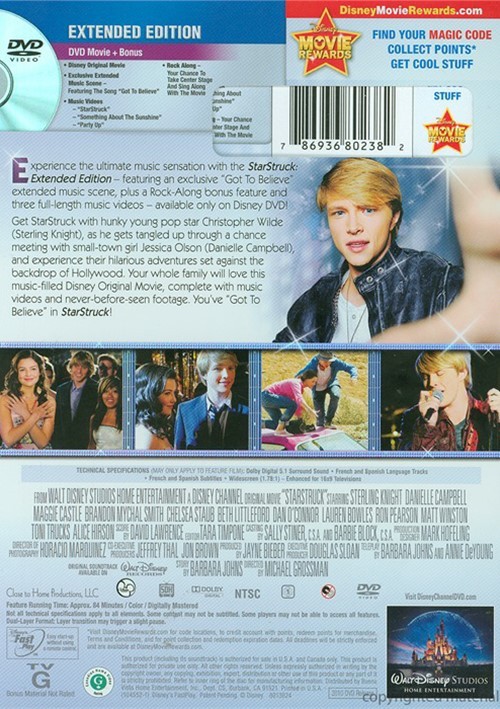 StarStruck: Extended Edition (DVD 2010) | DVD Empire