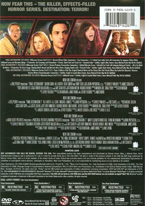 4 Film Favorites: Final Destination Collection (DVD 2000) | DVD Empire
