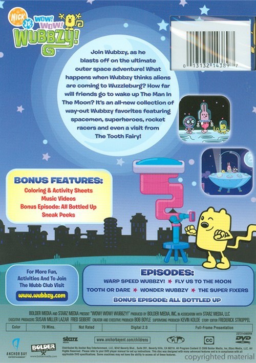 Wow! Wow! Wubbzy!: Fly Us To The Moon (DVD 2010) | DVD Empire