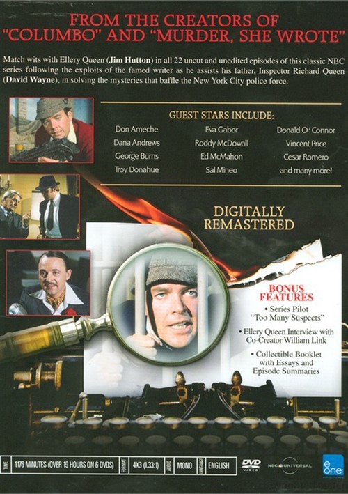 Ellery Queen Mysteries: The Complete Series (DVD 1975) | DVD Empire