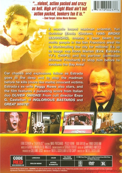 Light Blast (DVD 1985) | DVD Empire