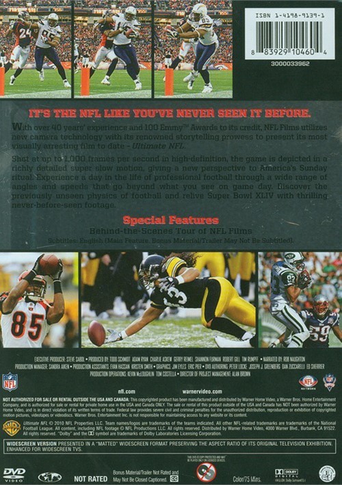 NFL: Ultimate NFL (DVD 2010) | DVD Empire