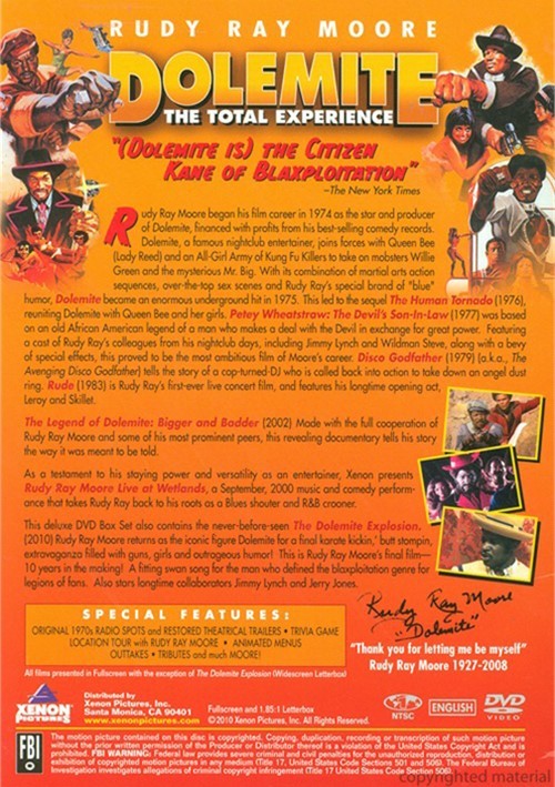 Dolemite The Total Experience: The Complete Collection (DVD 1976) | DVD ...