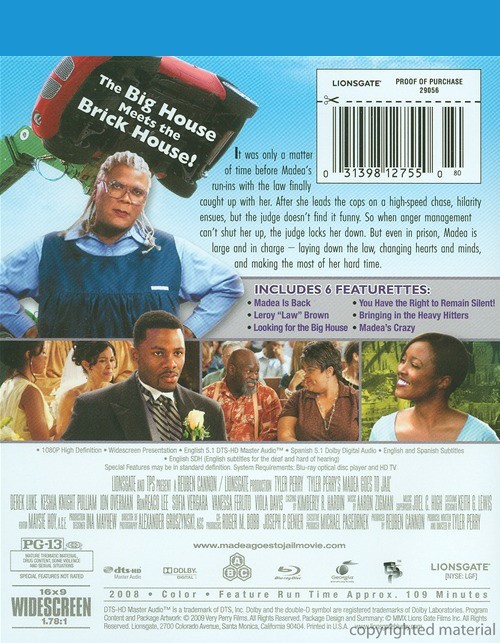 Madea Goes To Jail (Blu-ray 2009) | DVD Empire