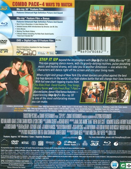 Step Up 3D (Blu-ray 3D + Blu-ray + DVD + Digital Copy) (Blu-ray 2010 ...