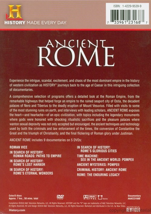 History Classics: Ancient Rome (DVD 2010) | DVD Empire