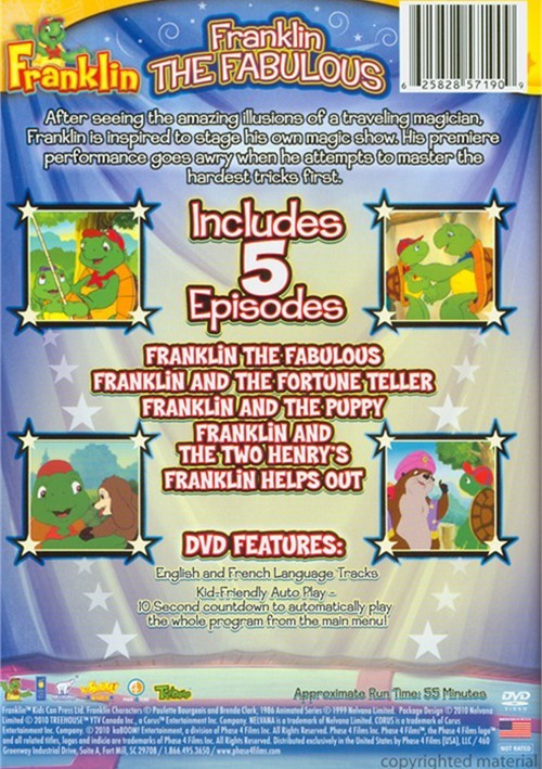 Franklin: Franklin the Fabulous (DVD 2010) | DVD Empire