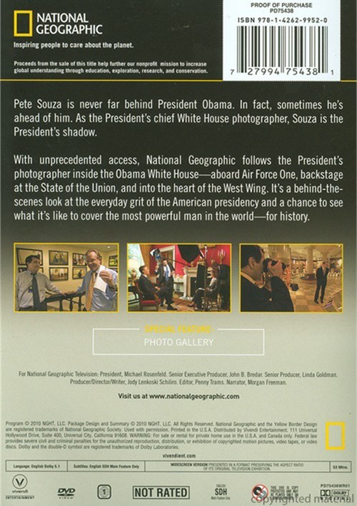 National Geographic: The President's Photographer (DVD 2010) | DVD Empire