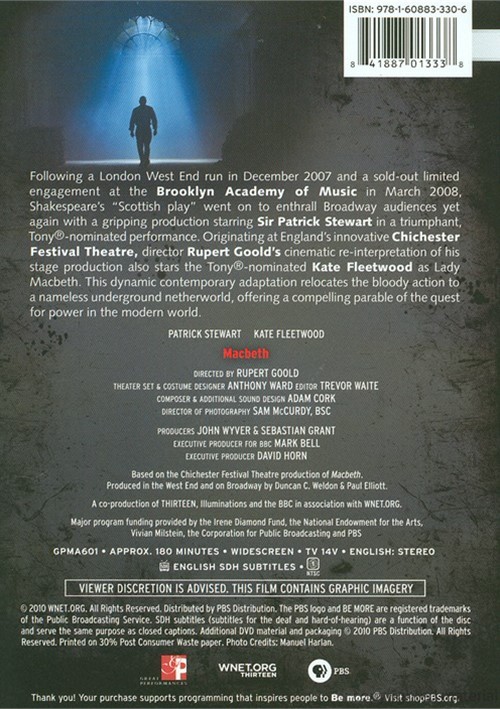 Great Performances: Macbeth (DVD 2010) | DVD Empire